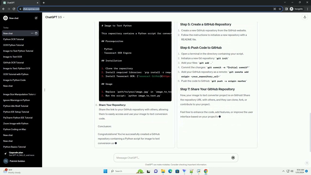 image to text python github