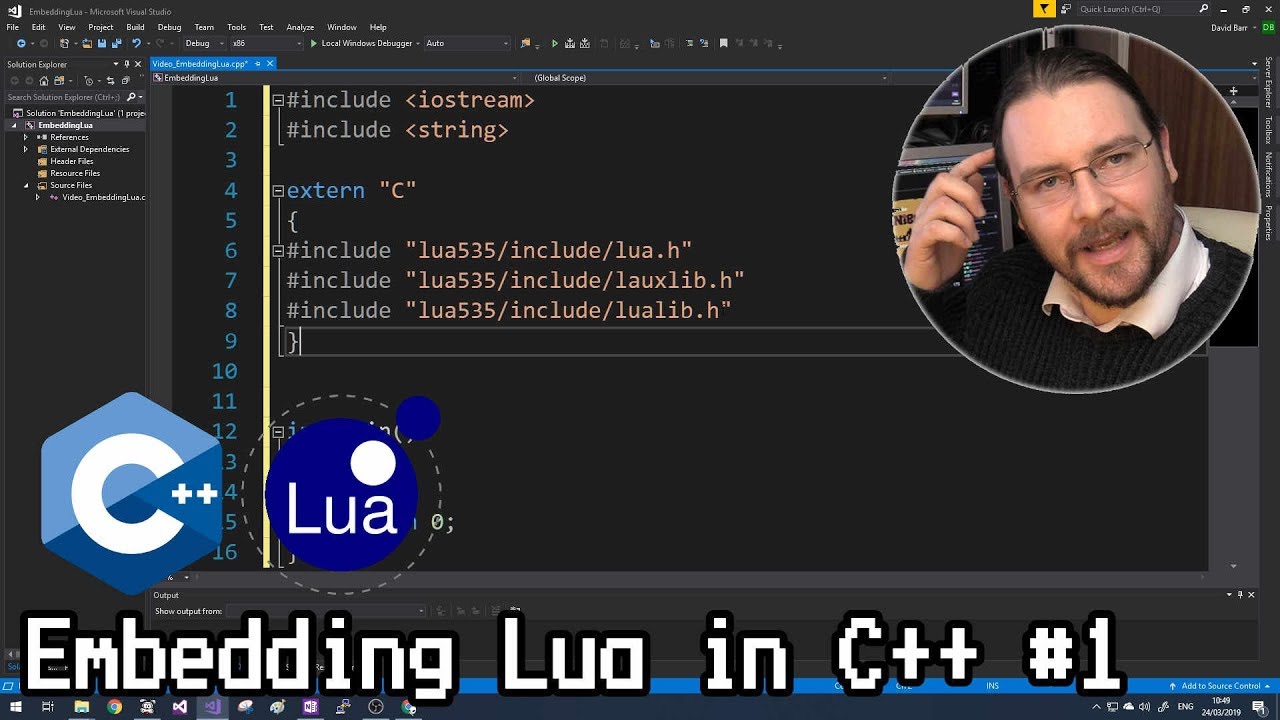 Embedding Lua in C++ #1