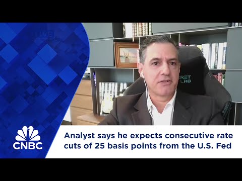 Analyst says he expects consecutive rate cuts of 25 basis points from the U.S. Fed