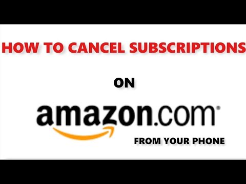How to cancel Amazon subscriptions on your phone