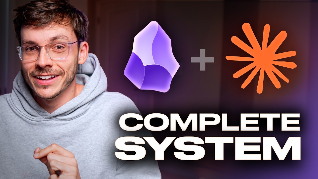 How To Build The ULTIMATE AI Second Brain (Obsidian + Claude Code)