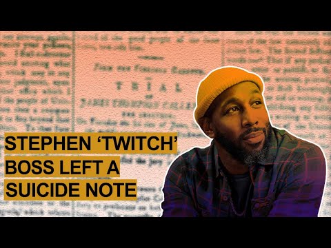 Stephen ‘Twitch’ Boss suicide note led investigators to rule death a suicide