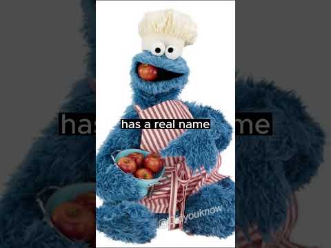 Cookie Monster real Name | Did you know? #shorts