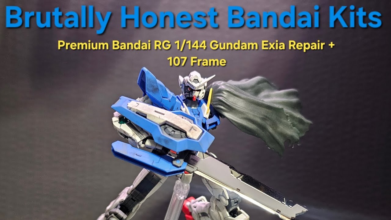 Brutally Honest Bandai Kits: Premium Bandai RG 1/144 Gundam Exia Repair + 107 Frame