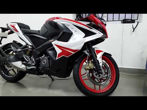 All New Bajaj RS 200 ABS New Color | Red and White | Walkaround 1080p 60fps