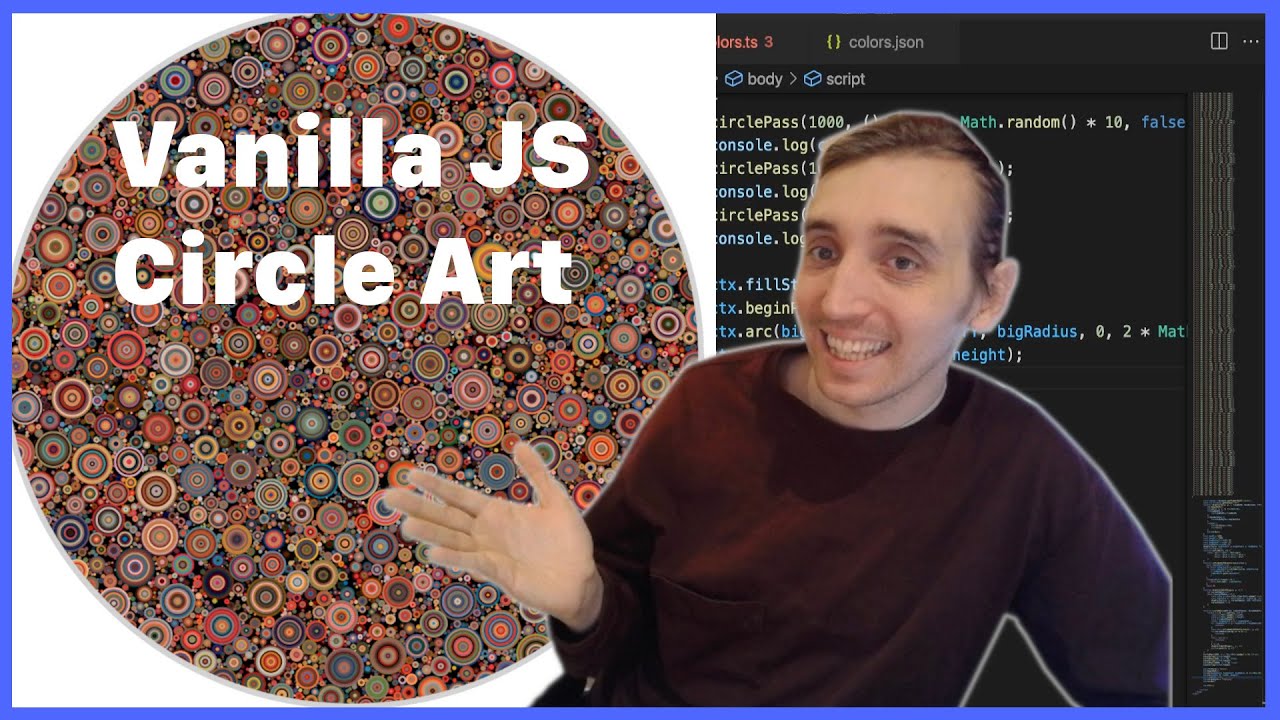 Let's Draw This Cool Circle Art with Javascript