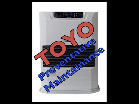 Toyo stove yearly maintenance.