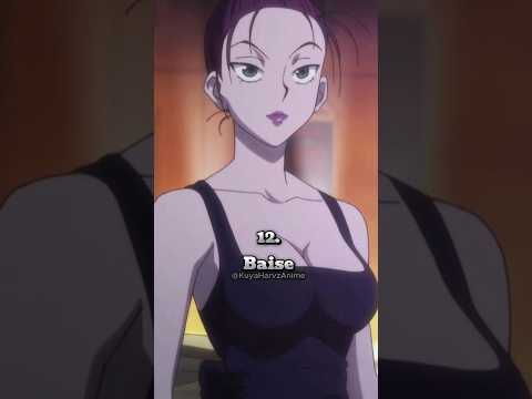Ranking 15 Strongest HUNTER X HUNTER FEMALE CHARACTERS #animeshorts #anime #hxhedits
