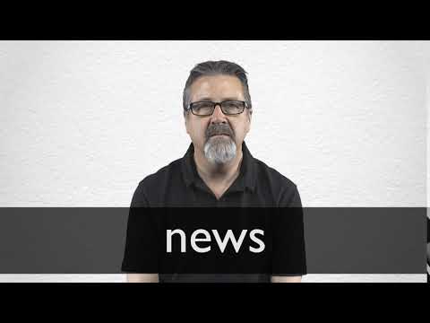 How to pronounce NEWS in British English