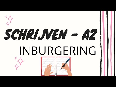 "SORRY VOOR DE OVERLAST" - SCHRIJVEN (A2) INBURGERING EXAMEN | MET ANTWOORD + TIPS! GESLAAGD! | MVV