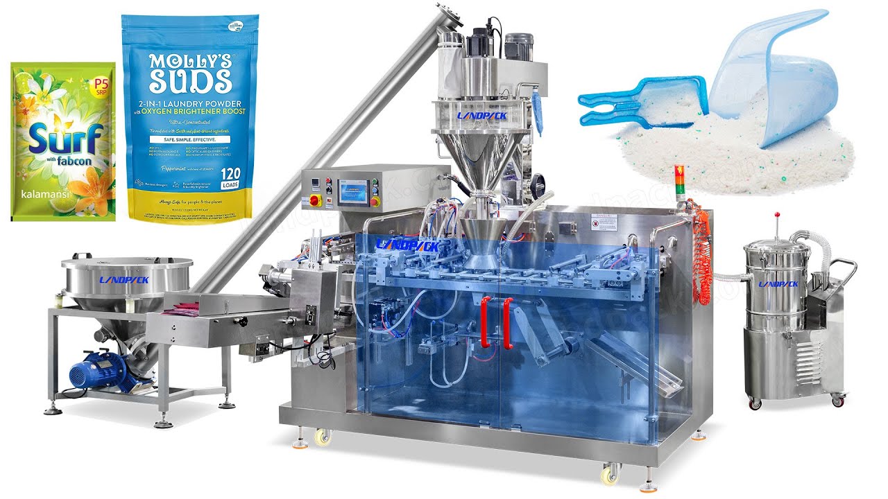 Automatic Detergent Powder Premade Pouch Doypack Packing Machine