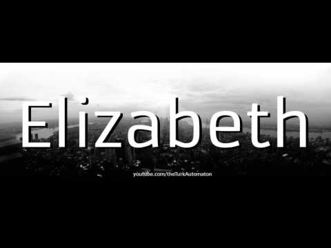 How to pronounce Elizabeth in Spanish