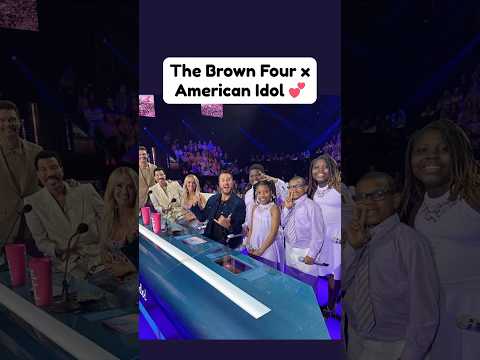 The Brown Four Meets American Idol Judges & Ryan Seacrest! #thebrownfour