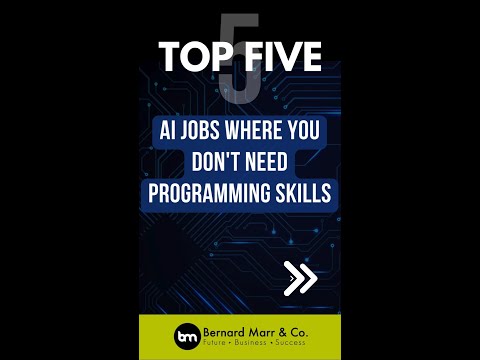 Top 5 AI Jobs Where You Don't Need Programming Skills