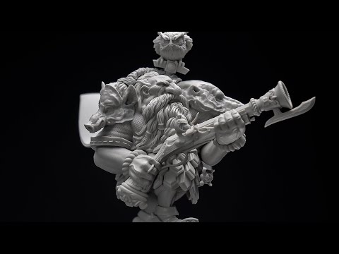 Dwarf Rifleman 75mm HonourGuard Miniatures
