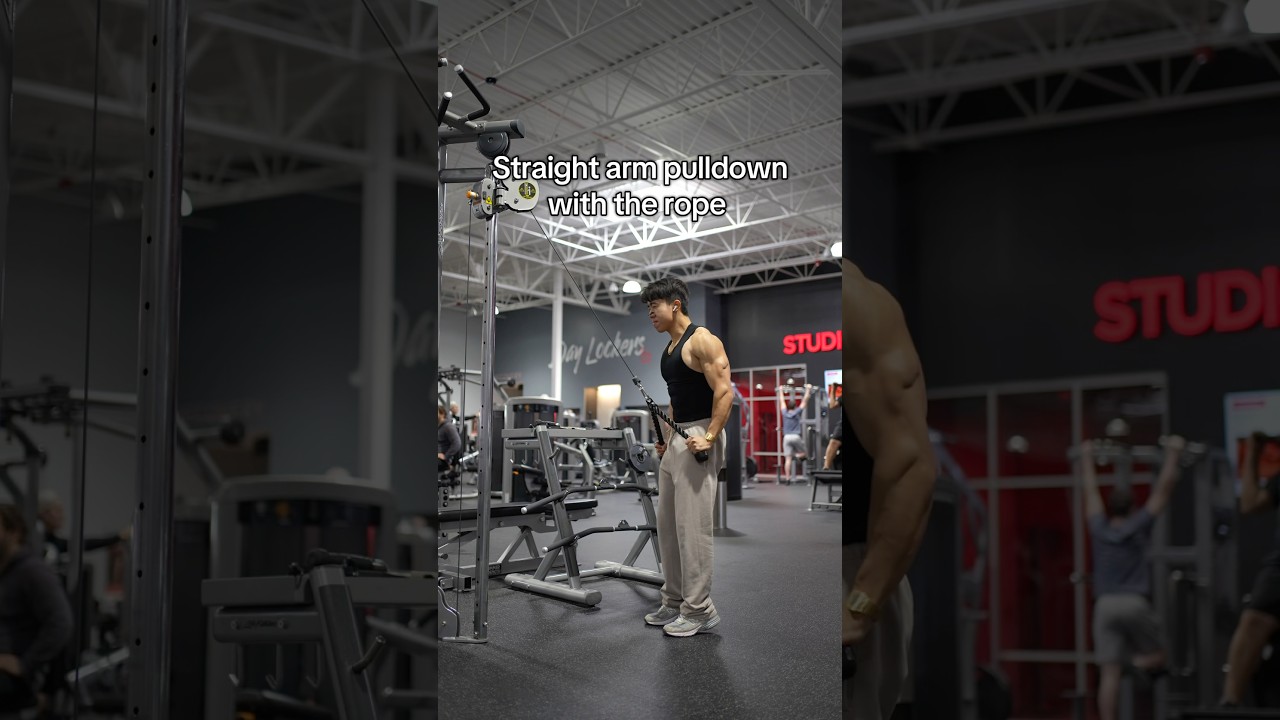 Best Attachment for Straight Arm Pulldowns
