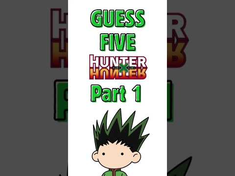 Only 1% can Guess all this Hunter x Hunter Characters | ANIME QUIZ