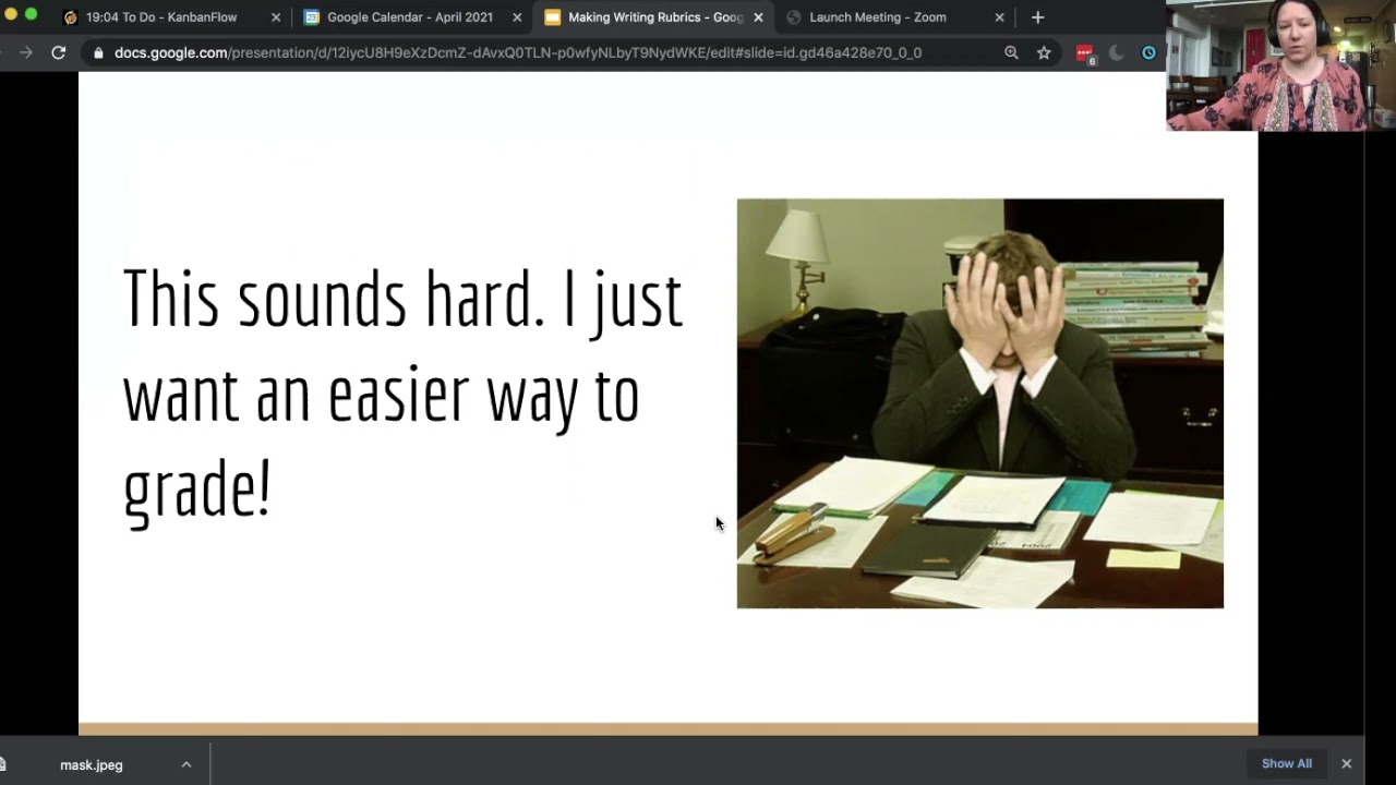 Making Writing Rubrics
