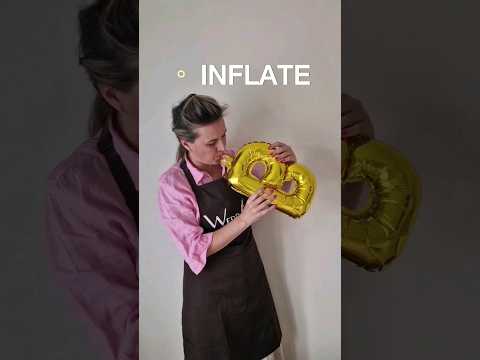 Letters Balloons How to Inflate . where to purchase 1 st comment #Balloons #birthday