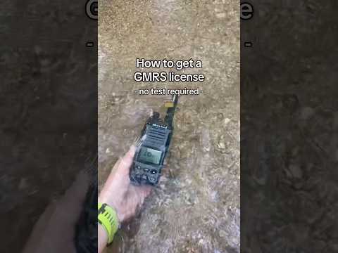 How to get a GMRS license. #gmrs #radio #midlandradio