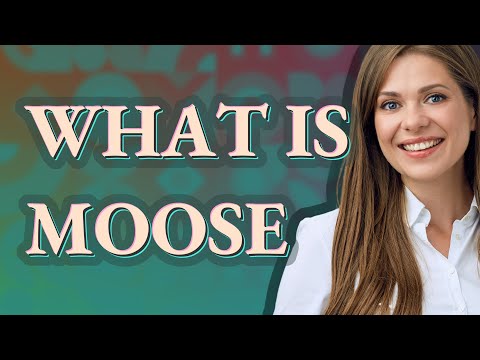 Moose | meaning of Moose