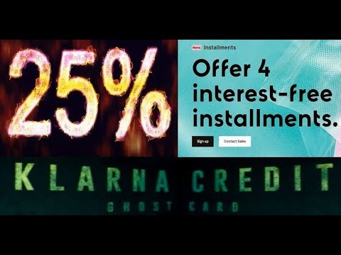 KLARNA CREDIT: PAY IN 4 INTEREST FREE INSTALLMENTS IN STORE OR ONLINE, SHOP NOW PAY LATER