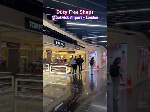 Duty Free Shops, Gatwick Airport London #london #gatwickairport #turkishairlines #travel l
