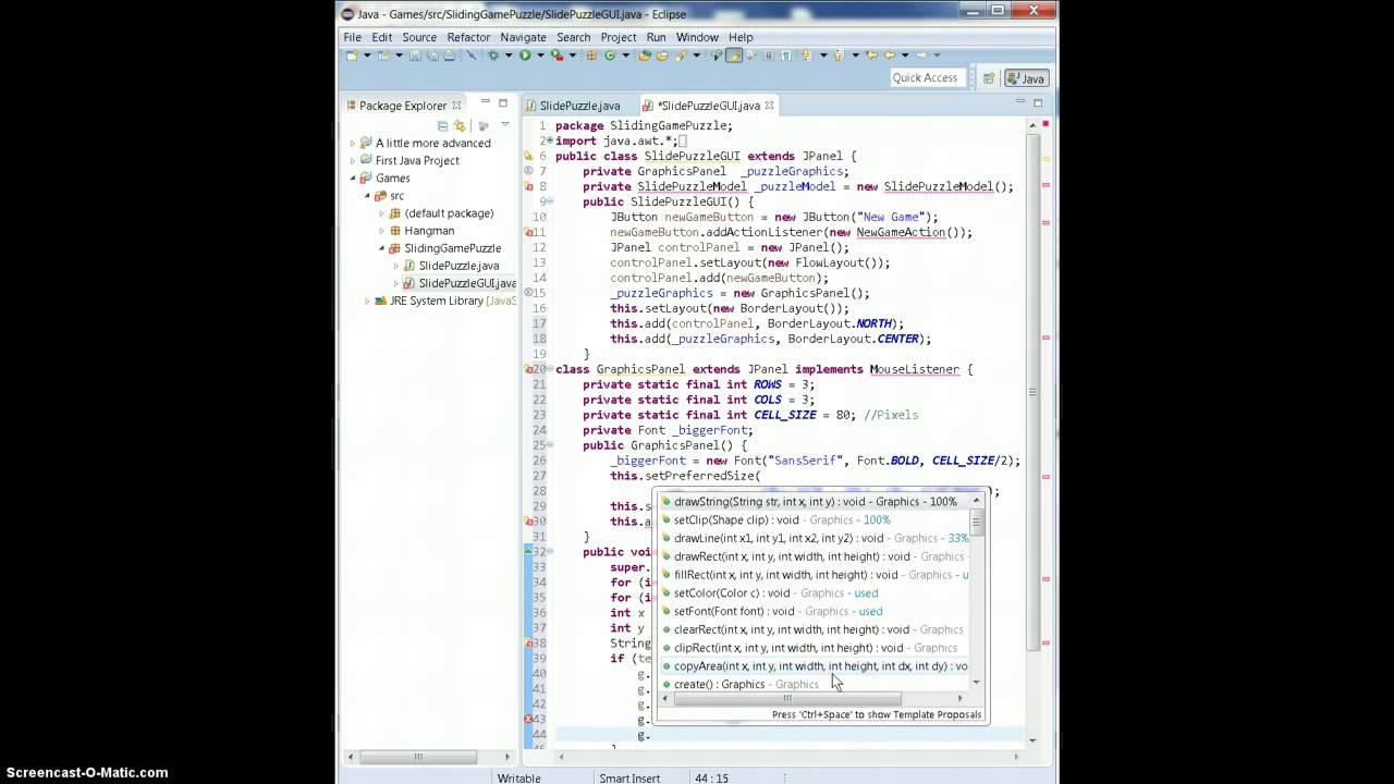 Sliding Puzzle Tutorial #2