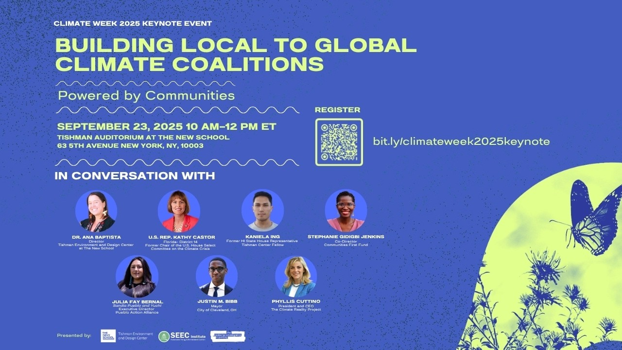 Climate Week 2025 Keynote Event: Building Local to Global Climate Coalitions Powered by Communities