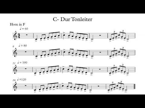 C-Dur Tonleiter