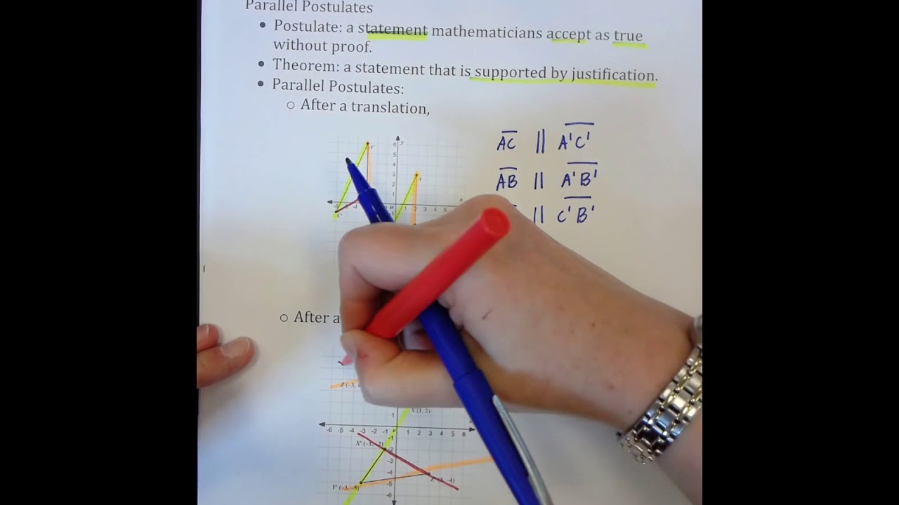 Math 2 - Module 5.4 Parallel Postulates