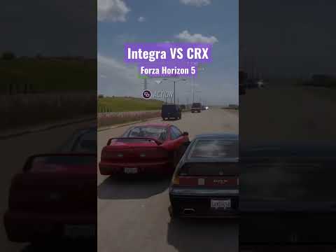 Intrgra VS CRX #shorts #forzahorizon5 #pc #pcgaming #racing