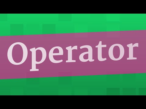 OPERATOR pronunciation • How to pronounce OPERATOR