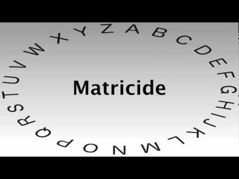 SAT Vocabulary Words and Definitions — Matricide
