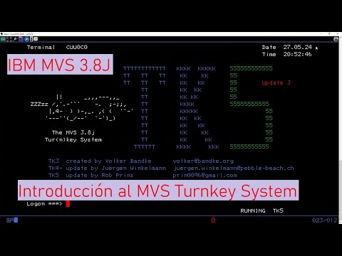 IBM MVS 3.8J: Introducción al MVS Turnkey System