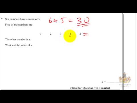 Q7 reverse mean question