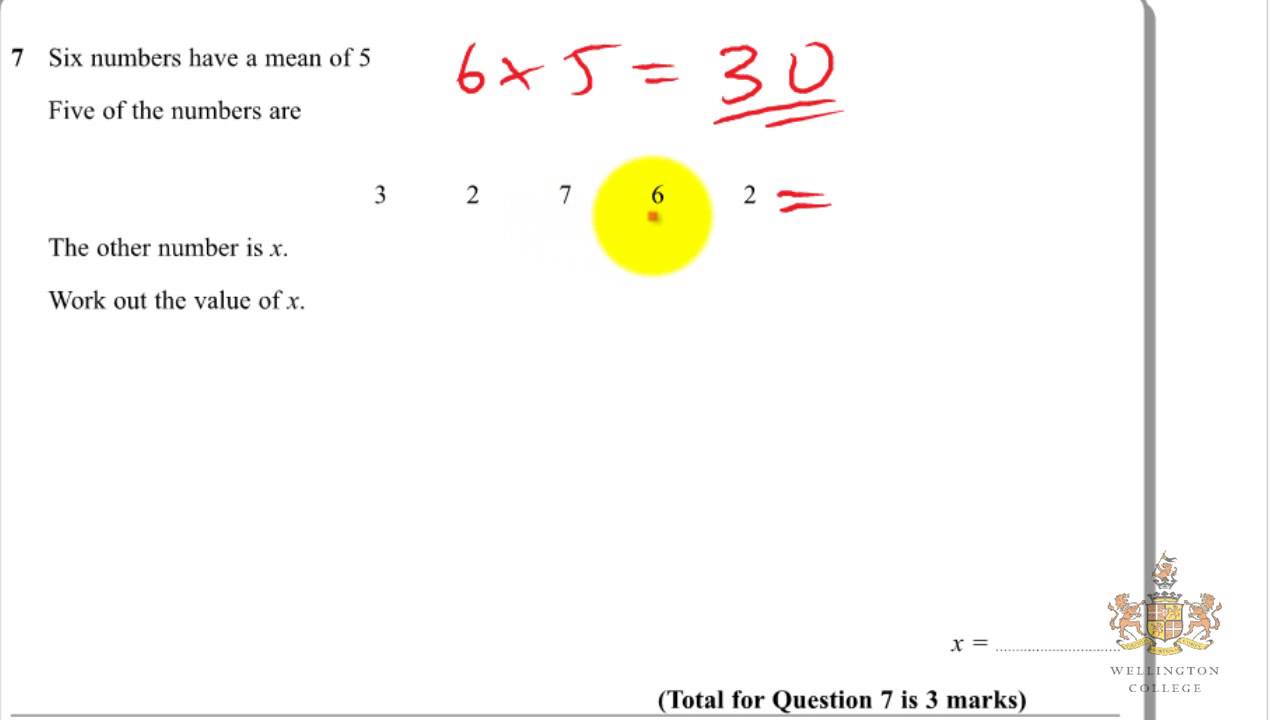 Q7 reverse mean question
