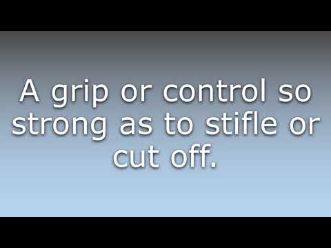 What does Stranglehold mean?