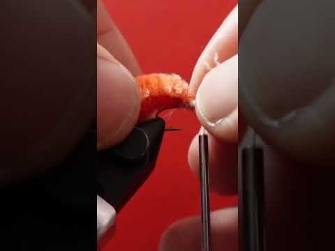Craft material used for a flyfishing fly? The Rugged Mophead wetfly #fish #diy #flytyingvideo