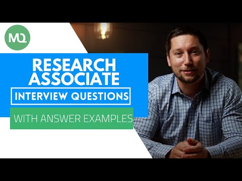 Research Associate Interview Questions and Answers