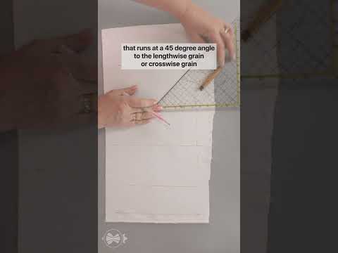 How to define bias | Dressmaking Academy #shorts #diy #dressmaking #sewing