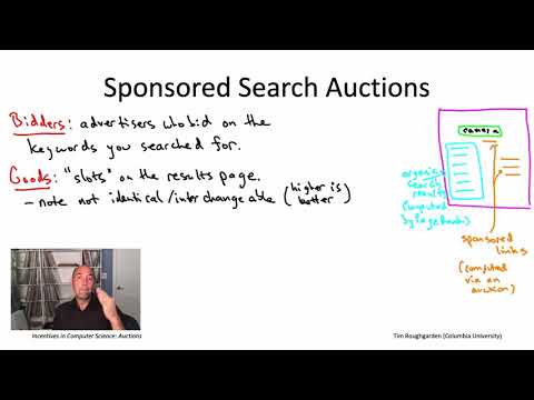 Incentives in Computer Science (Lecture 4.4: Sponsored Search Auctions)
