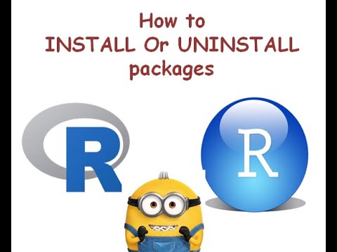 How to Install one or multiple packages in R | How to uninstall one or multiple packages in R