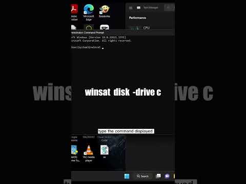 How to Test Your PC's SSD Speed Without Third-Party Software?CMD prompt #shorts #tech #pc