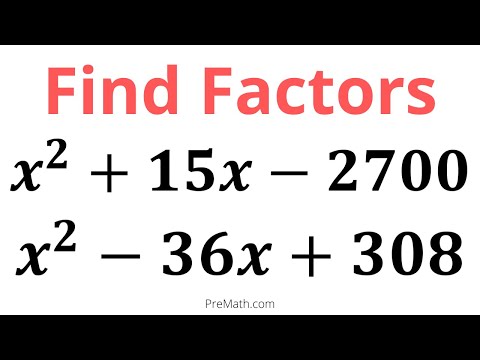 How to Find Factors for Quadratic Expression - Quick & Simple Trick