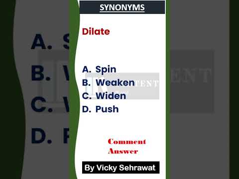 "Synonyms Challenge: Test Your Vocabulary with Exciting Multiple-Choice Questions!" | Vicky Sehrawat