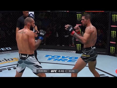 Alex Pereira and Bruno Silva going to war (Pereira vs Silva)
