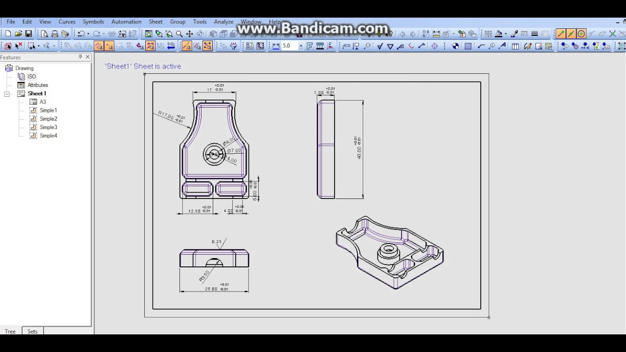 In pdf  trên cimatron