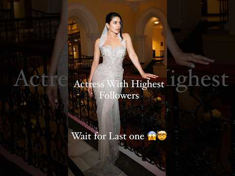 Actress with highest followers on Instagram #bollywood #aliabhatt #priyankachopra #katrinakaif ๏ฟผ