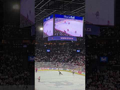 Laval Rocket 🚀 end of period siren at Place Bell